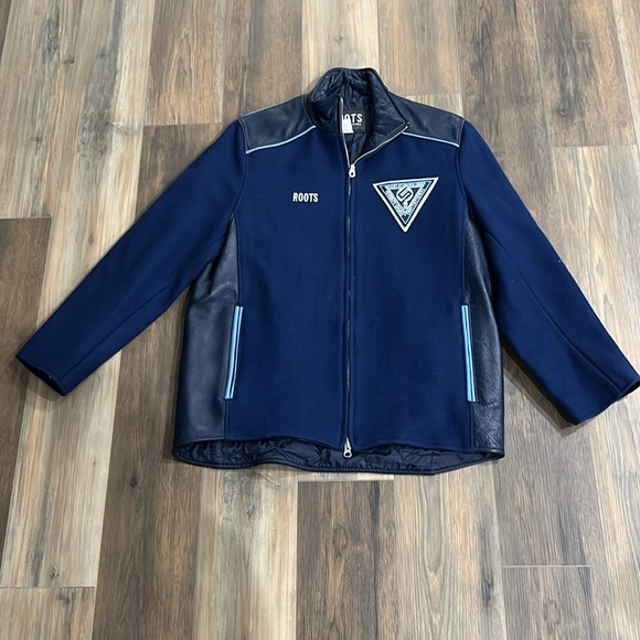Roots | Jackets & Coats | Roots Wool Leather Jacket | Poshmark
